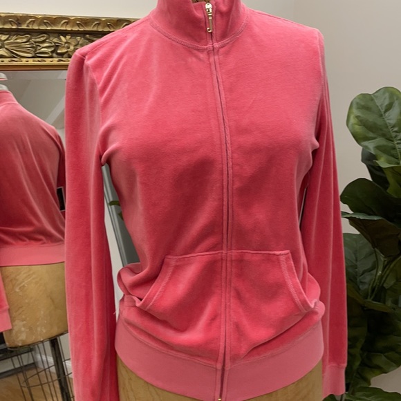 Juicy Couture | Jackets & Coats | Juicy Couture Pink Velour Fairfax ...